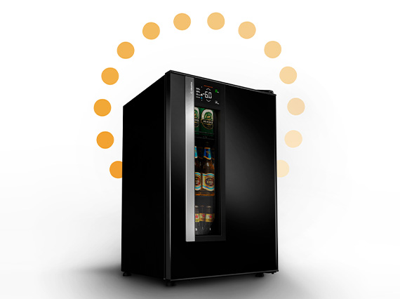 Beer Maxx One Inverter Preto Onix - 114L