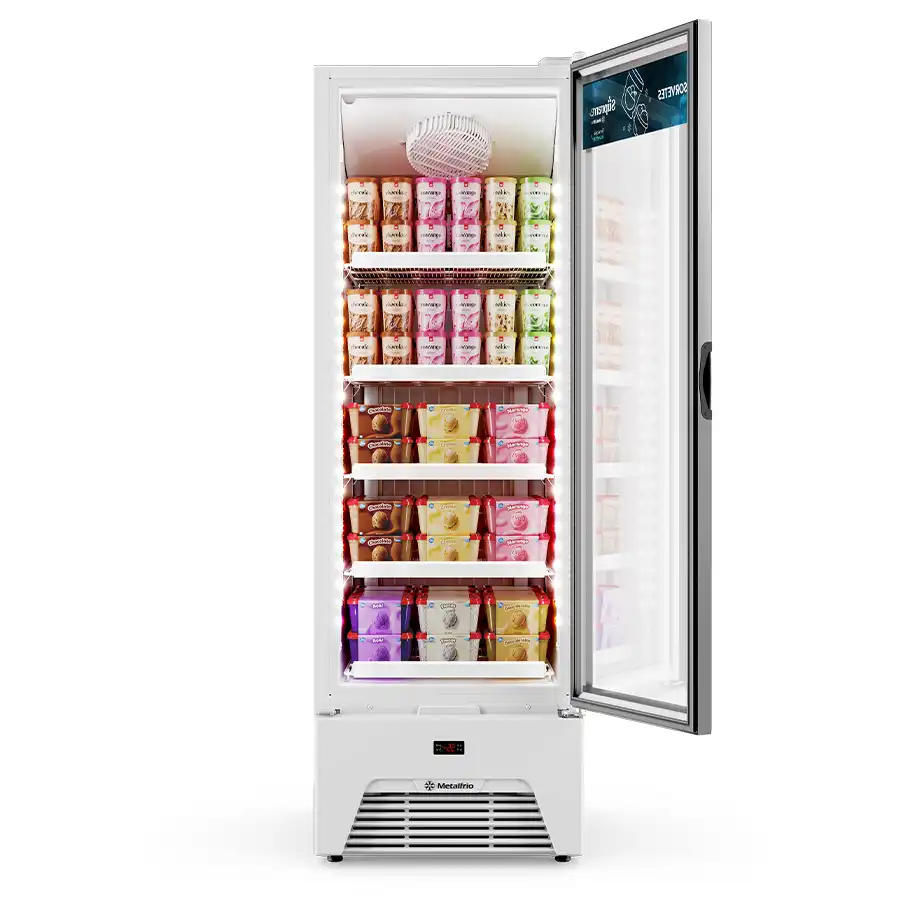 VF50 Supreme - Freezer Vertical Frost Free para Sorvetes - 581L