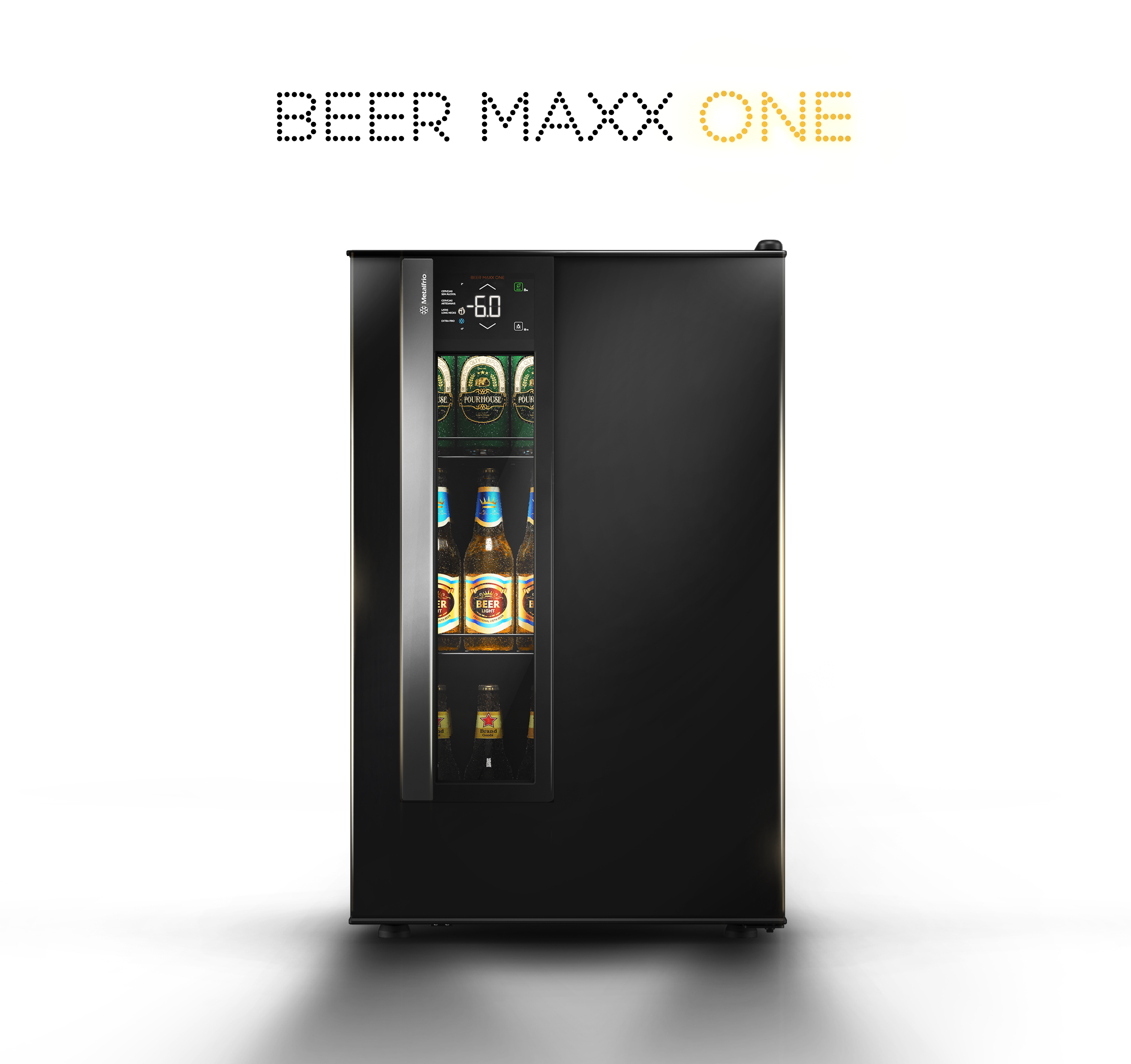 Beer Maxx One Inverter Preto Onix - 114L