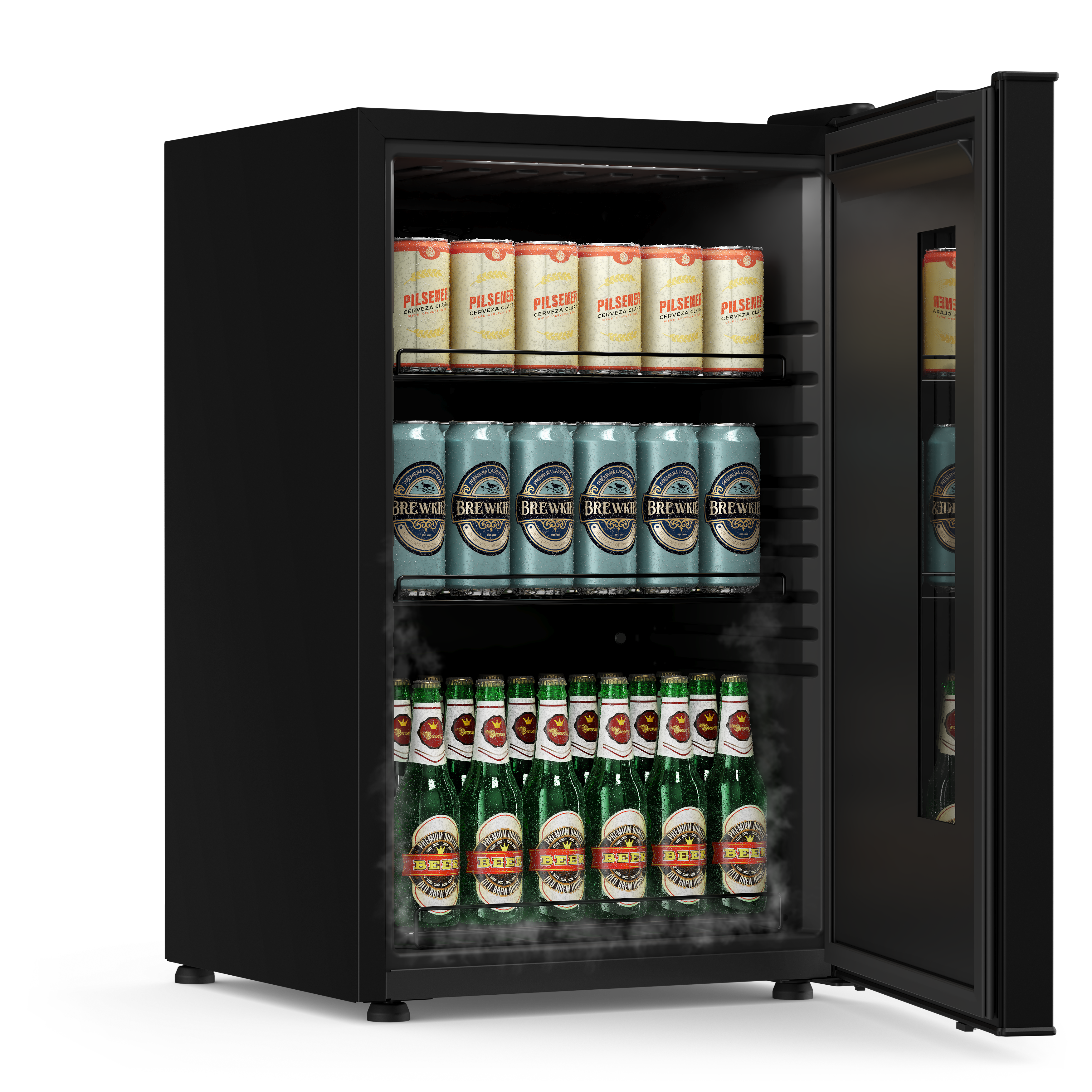 Beer Maxx One Inverter Preto Onix - 114L
