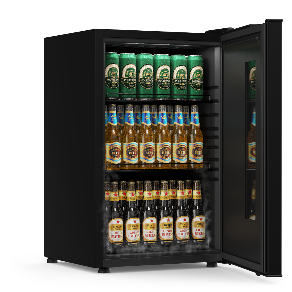 Beer Maxx One Inverter Preto Onix - 114L